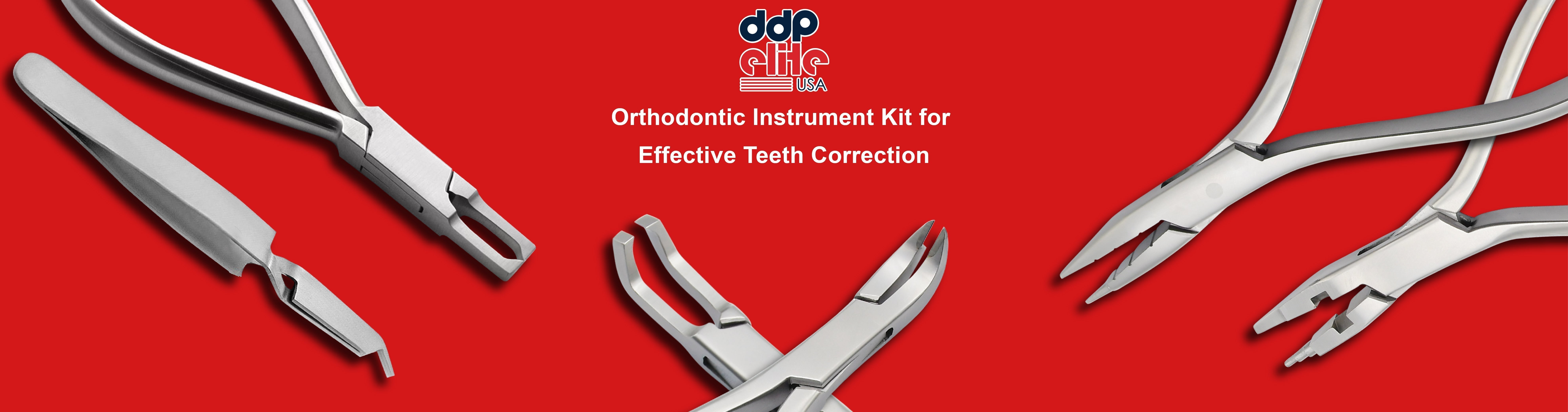 Orthodontic Instrument Kit for Effective Teeth Correction