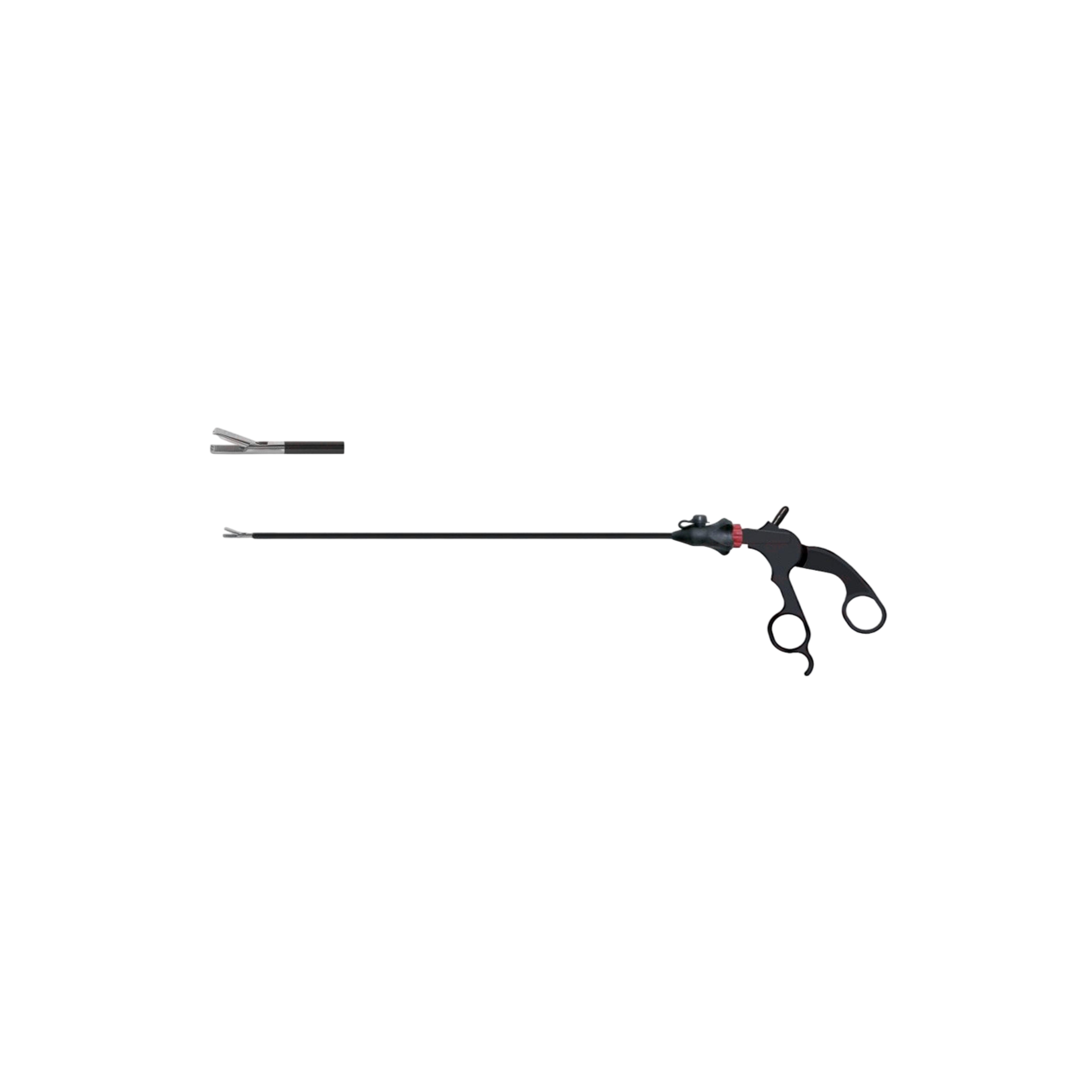 Sharp Atraumatic Grasper - 3 Piece Modular Reusable Full System