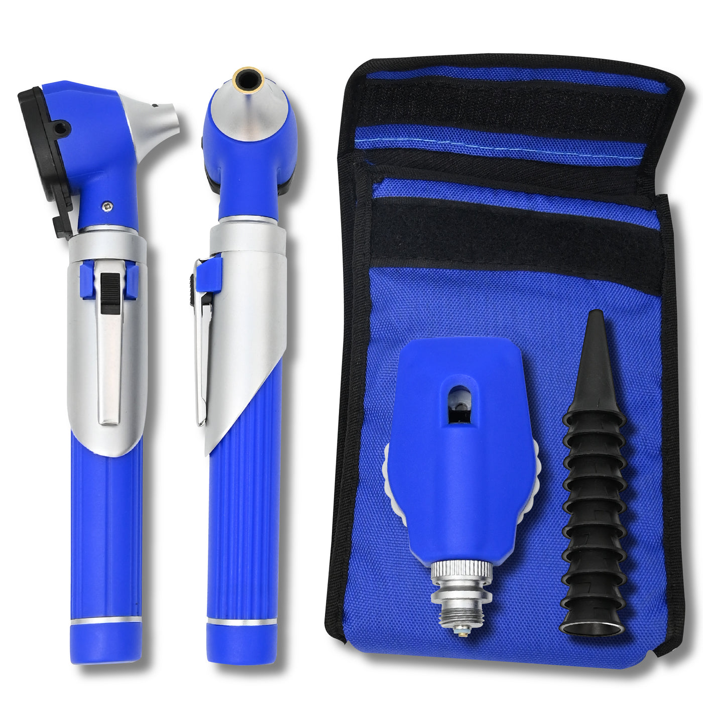 Fiber Optic Mini Otoscope Set All Color Pocket Otoscope With Case ENT ...